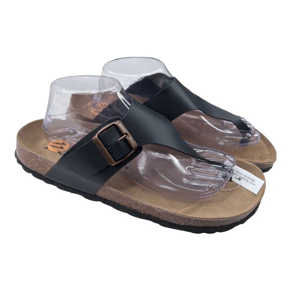 Autenti Shoes | Shoes | New Mens Autenti Black Made Spain Toe Thong ...